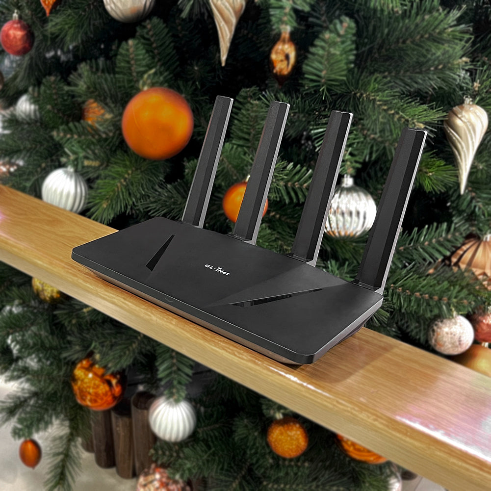 Flint (GL-AX1800) gigabit wireless VPN home router — GL.iNet