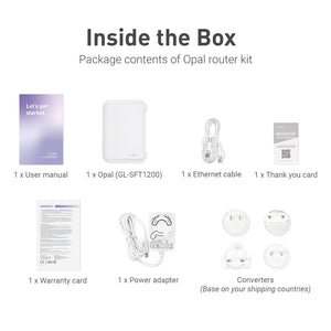 Opal (GL-SFT1200) Gigabit Wireless Router | AC1200 | OpenWrt | Pocket ...