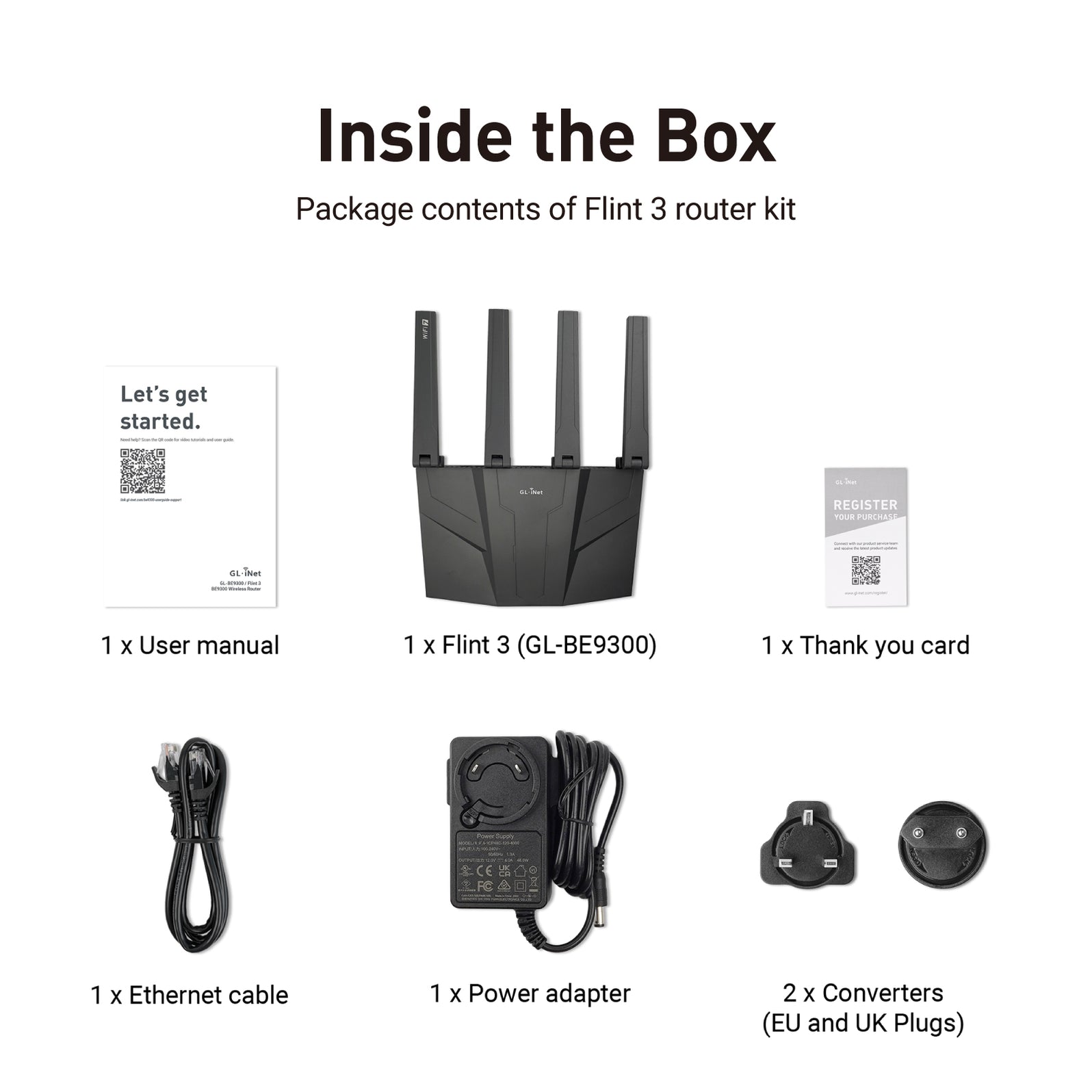 Flint 3 (GL-BE9300) Tri-band Wi-Fi 7 Home Router — GL.iNet