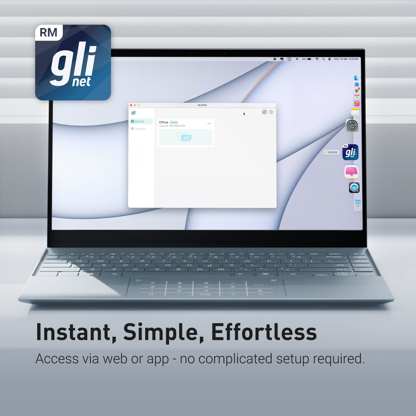 Comet（GL-RM1）Remote Keyboard Video Mouse — GL.iNet