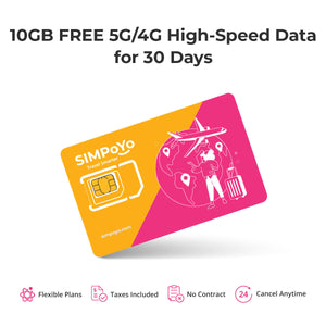SIMPoYo 5G/4G High-Speed Data SIM Card|Rechargeable Data Card — GL.iNet
