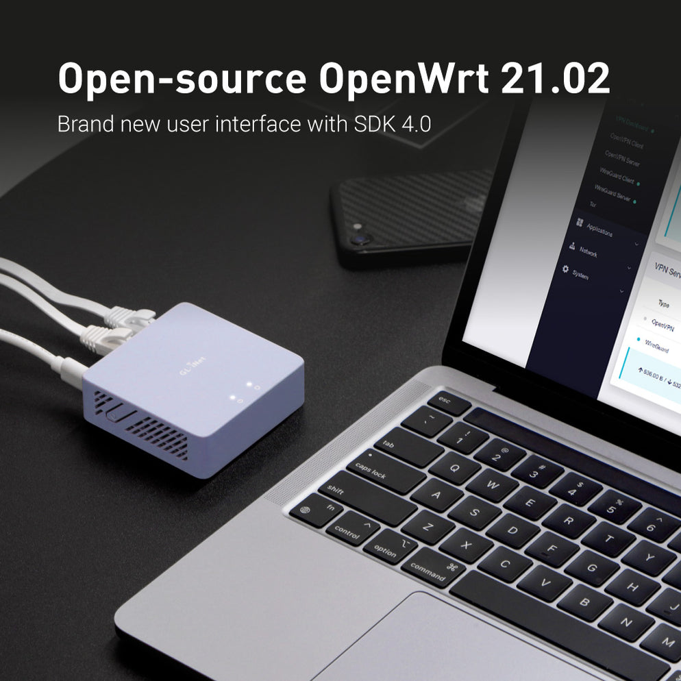 Brume 2 (GL-MT2500) VPN Security Gateway | ABS Plastic — GL.iNet