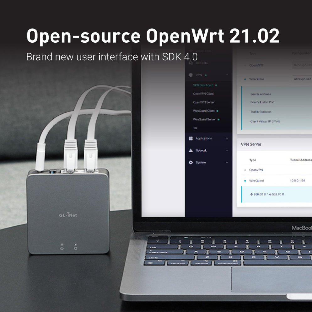 Brume 2 (GL-MT2500A) VPN Security Gateway | Aluminium Alloy — GL.iNet